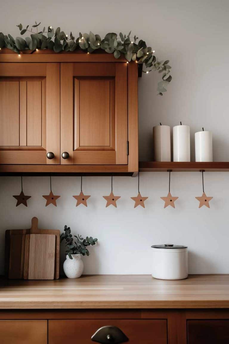 29 Ways To Decorate Kitchen Cabinets for a Festive Christmas