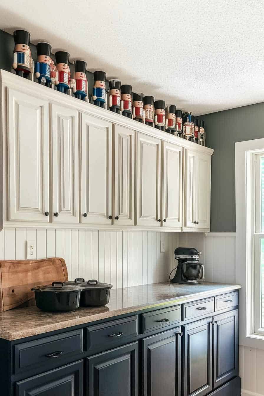 29 Ways To Decorate Kitchen Cabinets for a Festive Christmas