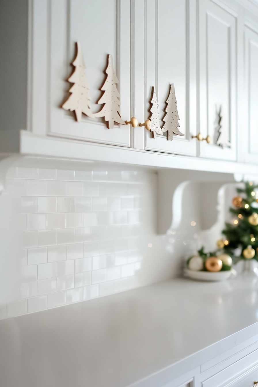 29 Ways To Decorate Kitchen Cabinets for a Festive Christmas
