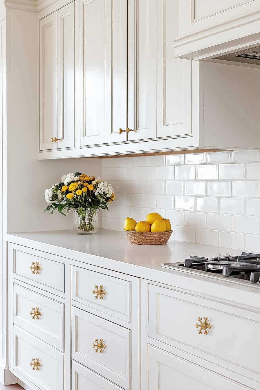 29 Ways To Decorate Kitchen Cabinets for a Festive Christmas