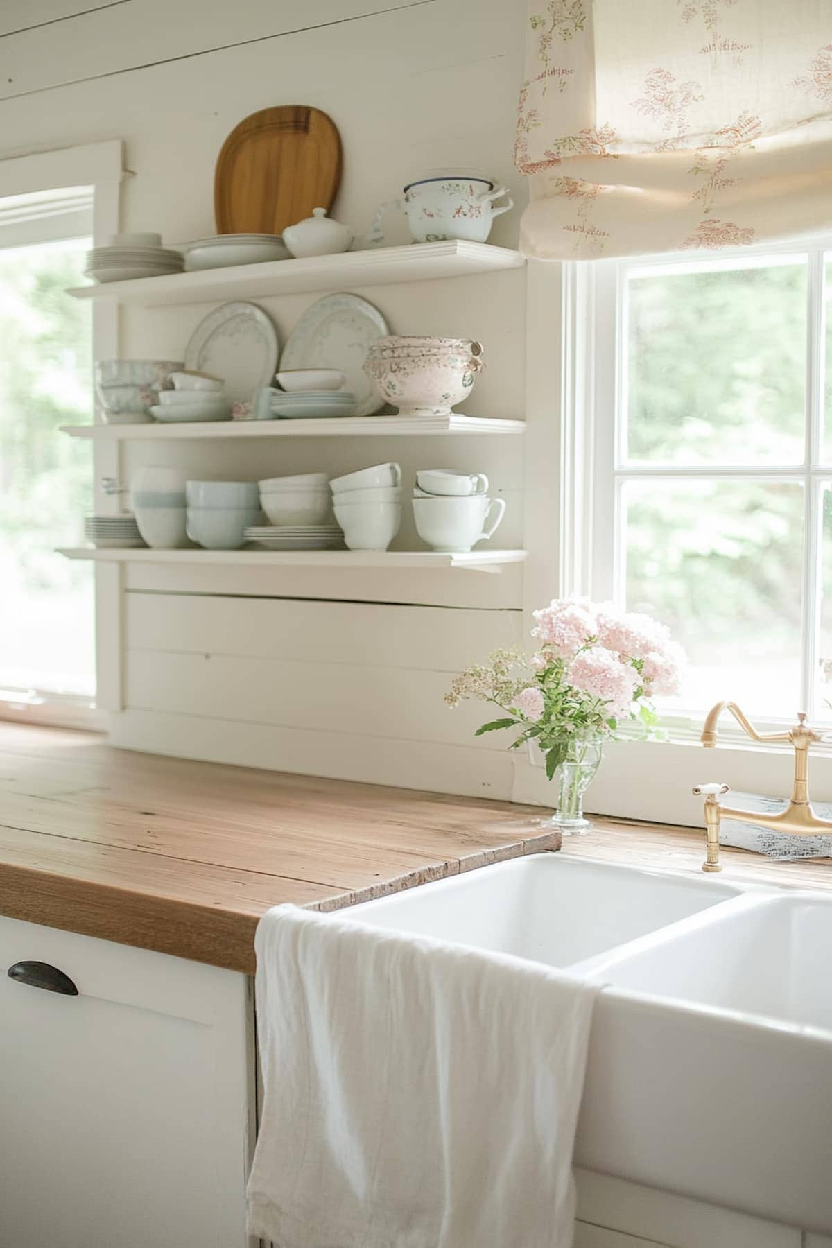 40 Ways To Decorate Your Kitchen Shelves: Aesthetic + Function