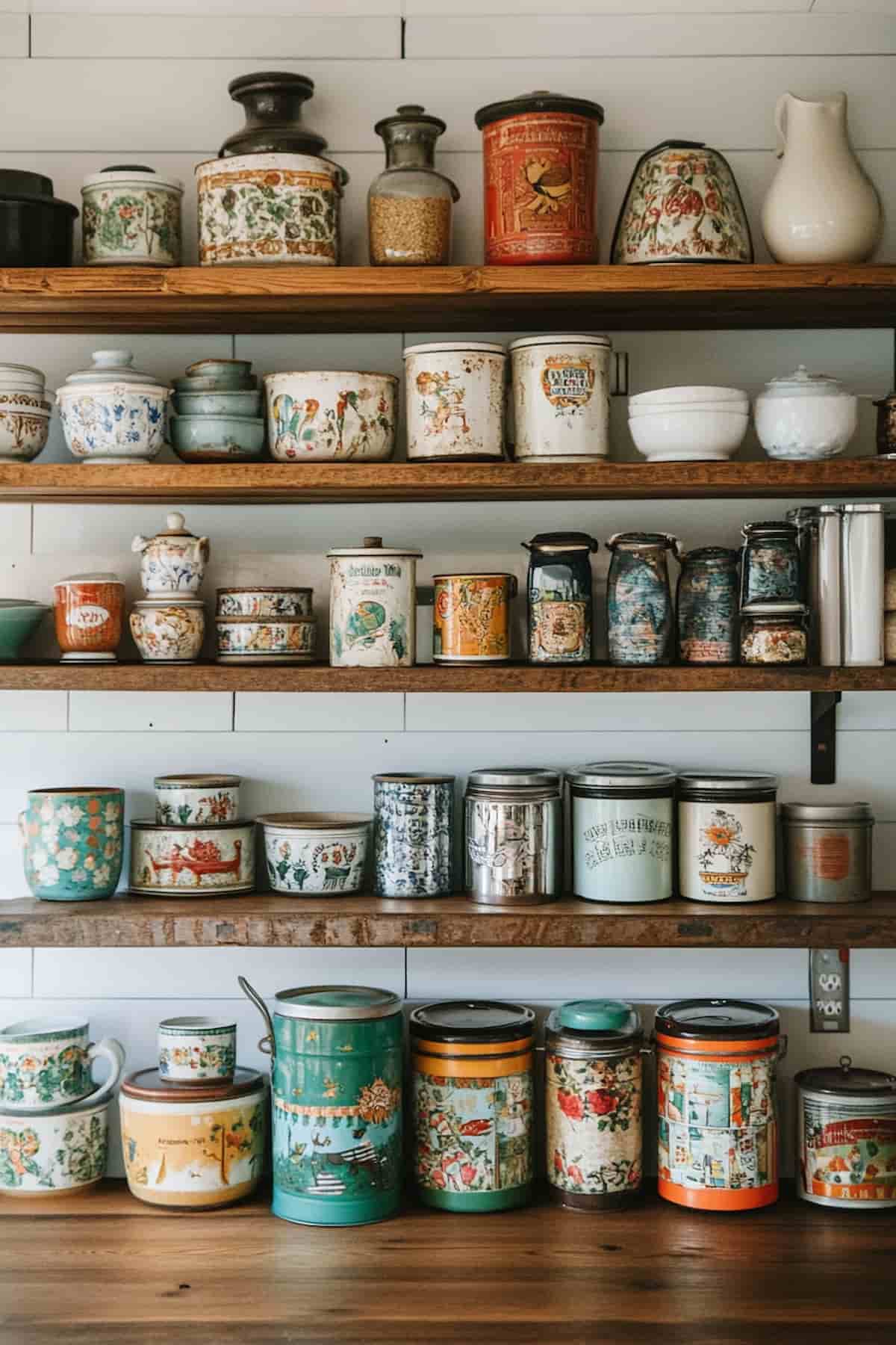 40 Ways To Decorate Your Kitchen Shelves: Aesthetic + Function
