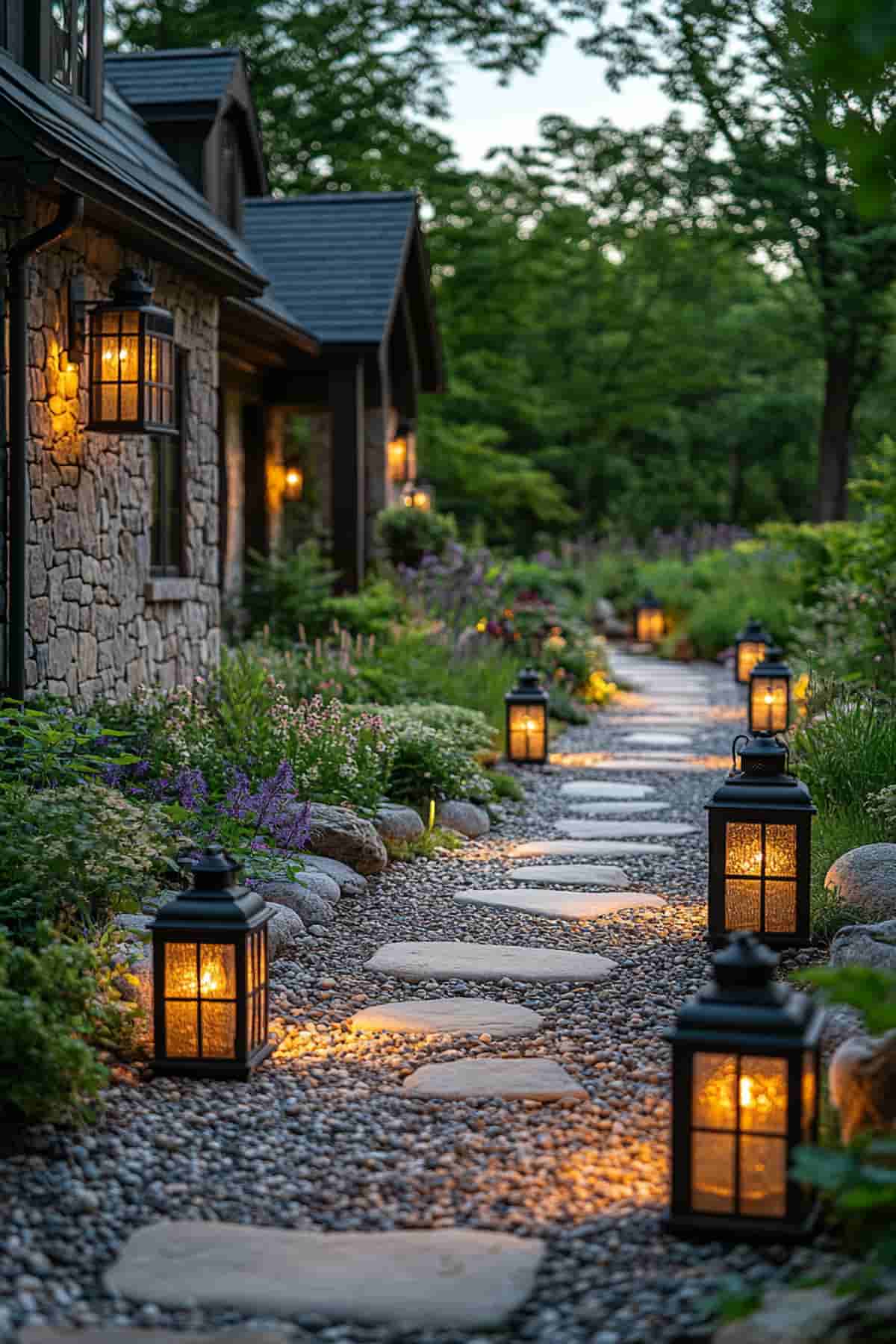 40 Farmhouse Landscaping Ideas To Enhance Your Home With Rustic Charm