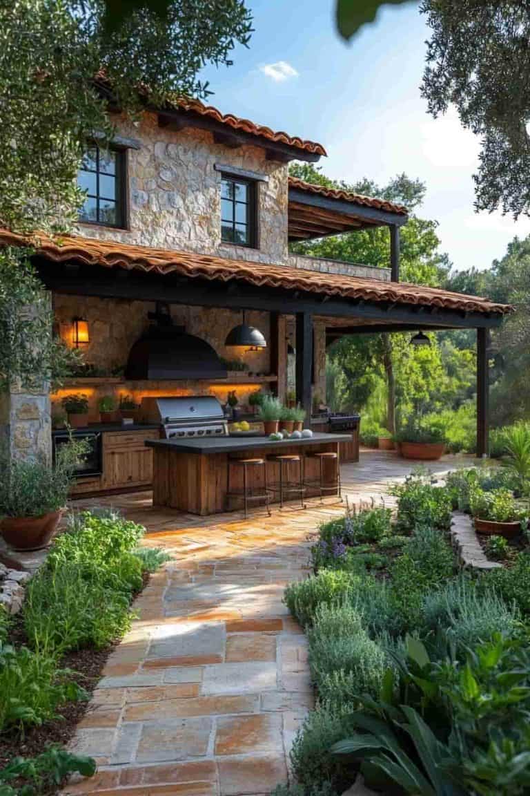 40 Farmhouse Landscaping Ideas To Enhance Your Home With Rustic Charm