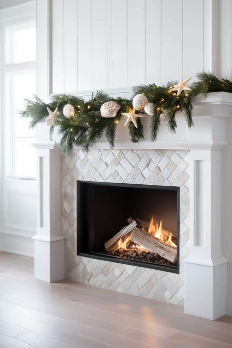 40 Fireplace Christmas Garland Ideas To Deck Your Mantel