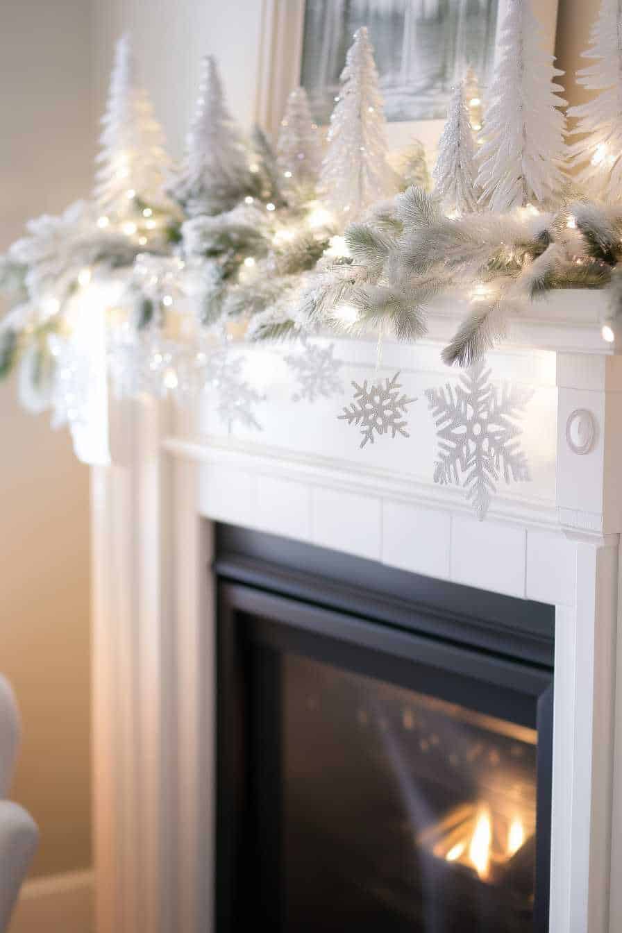40 Fireplace Christmas Garland Ideas To Deck Your Mantel