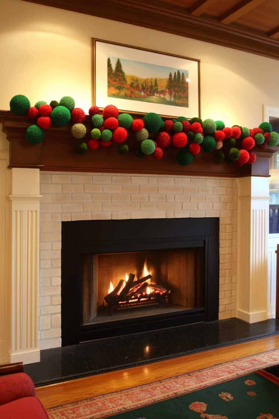 40 Fireplace Christmas Garland Ideas To Deck Your Mantel