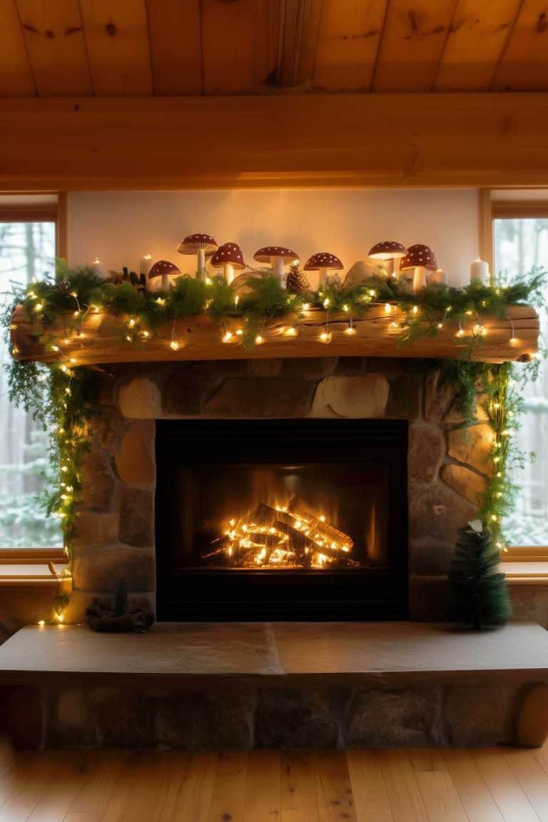 40 Fireplace Christmas Garland Ideas To Deck Your Mantel
