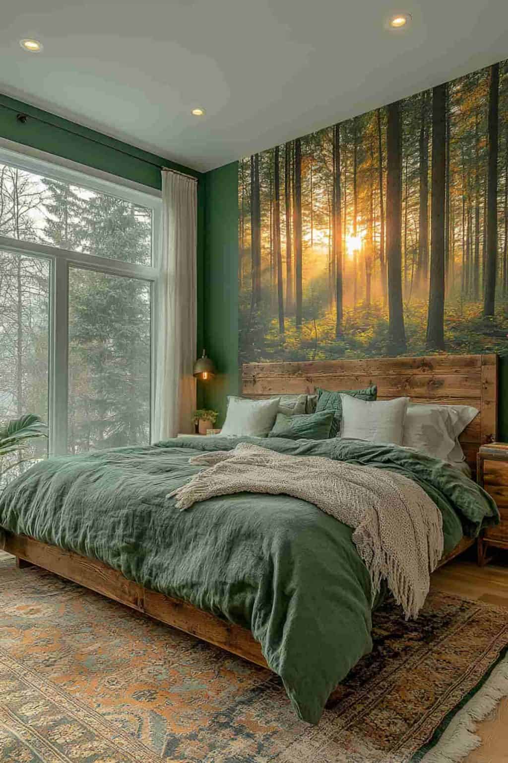 40 Forest-Themed Bedroom Ideas for a Woodland Sanctuary