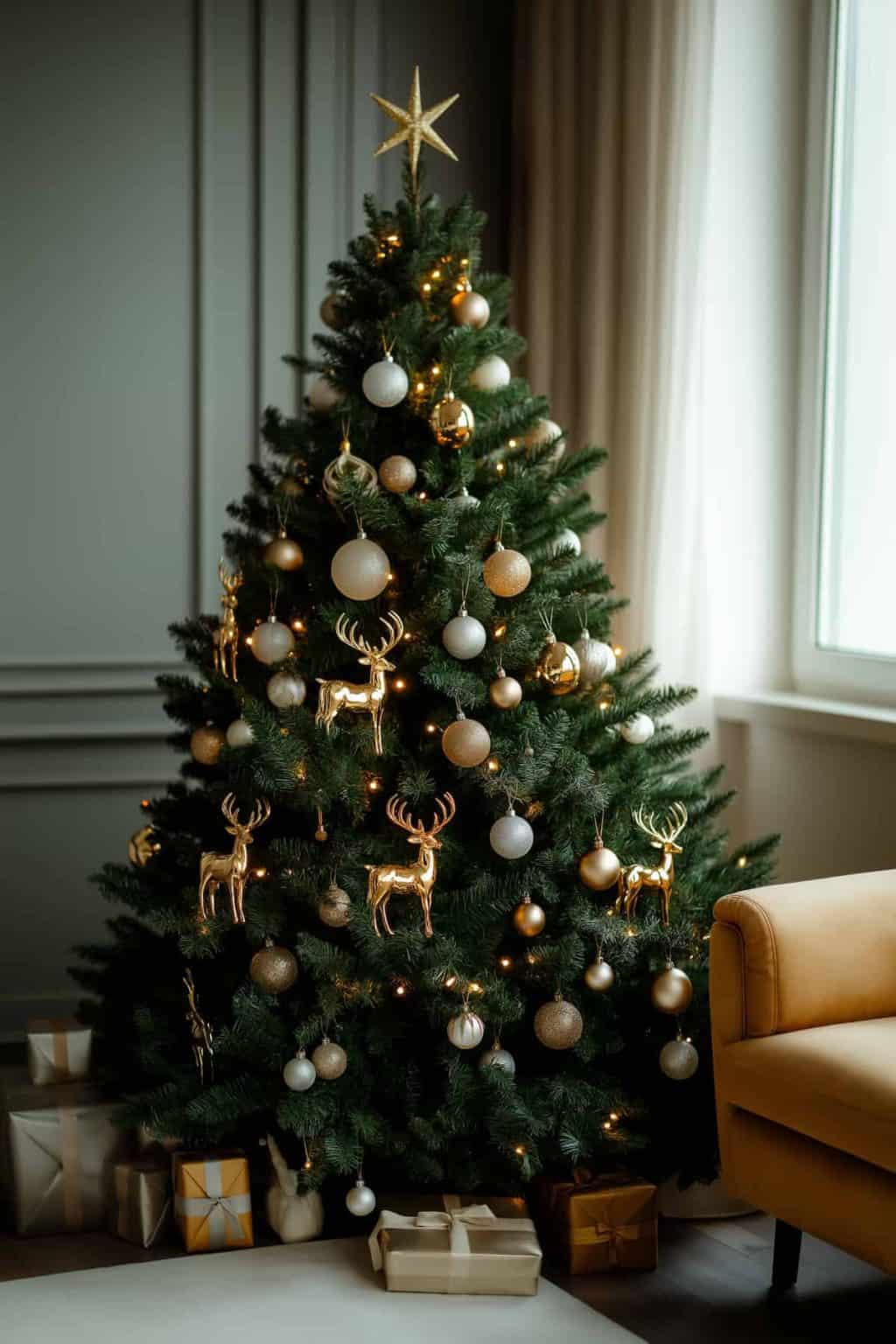 28 Gold Christmas Tree Decorations: Elevate Your Festive Decor
