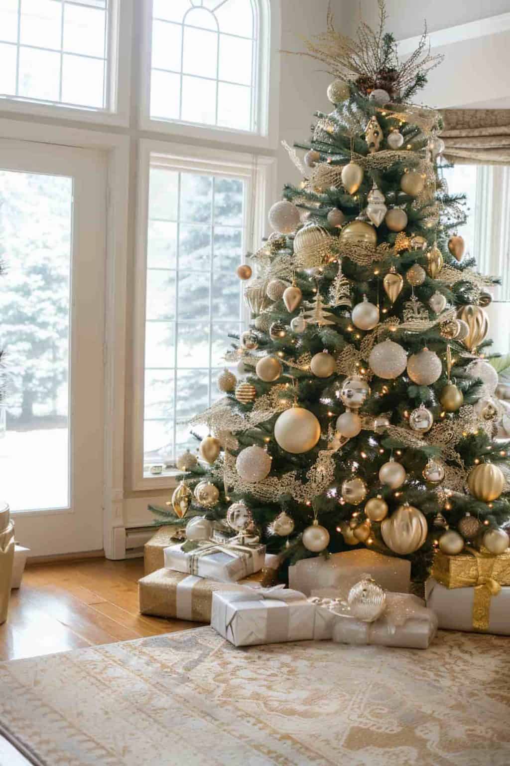 28 Gold Christmas Tree Decorations: Elevate Your Festive Decor