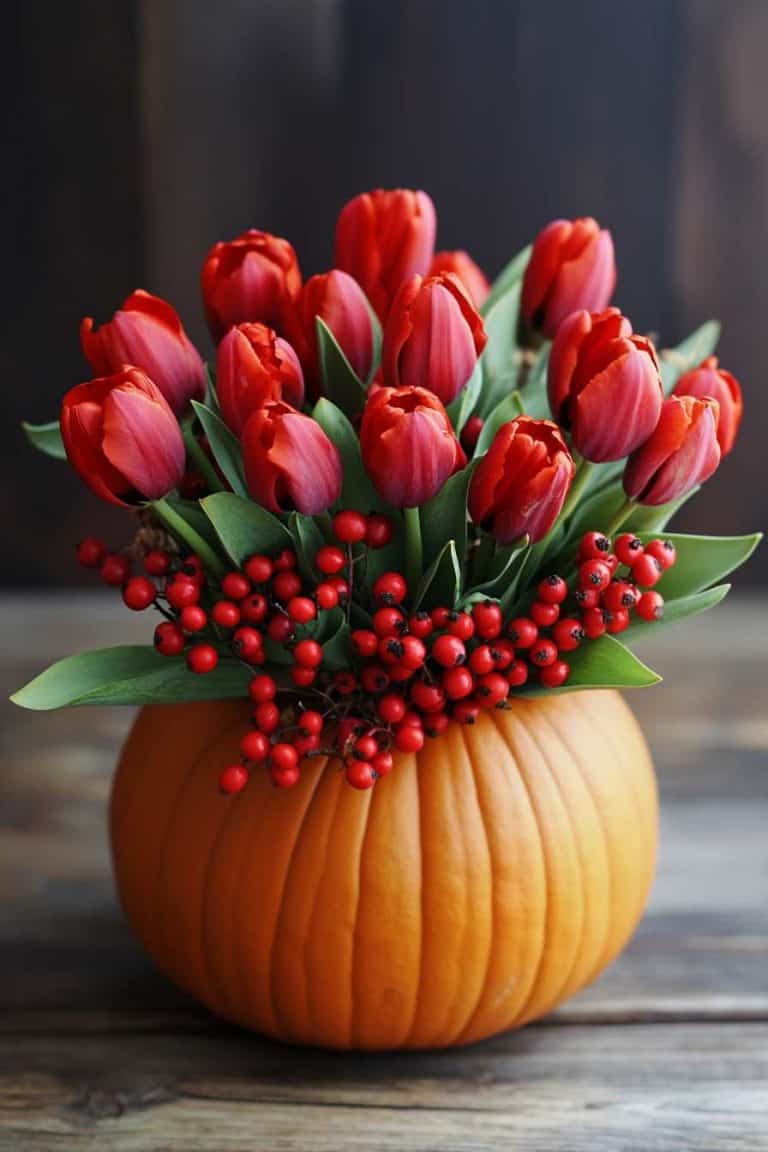31 Gorgeous Pumpkin Flower Arrangements to Try This Fall