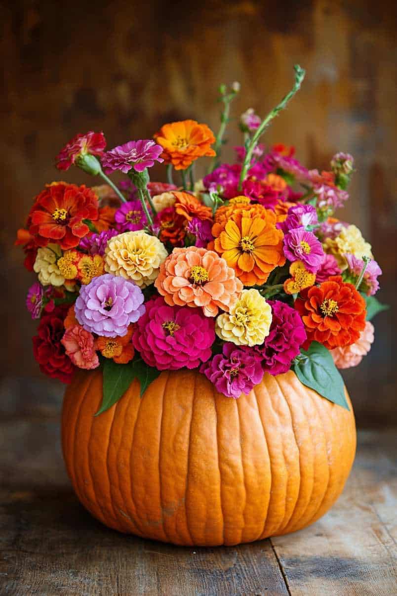 31 Gorgeous Pumpkin Flower Arrangements to Try This Fall