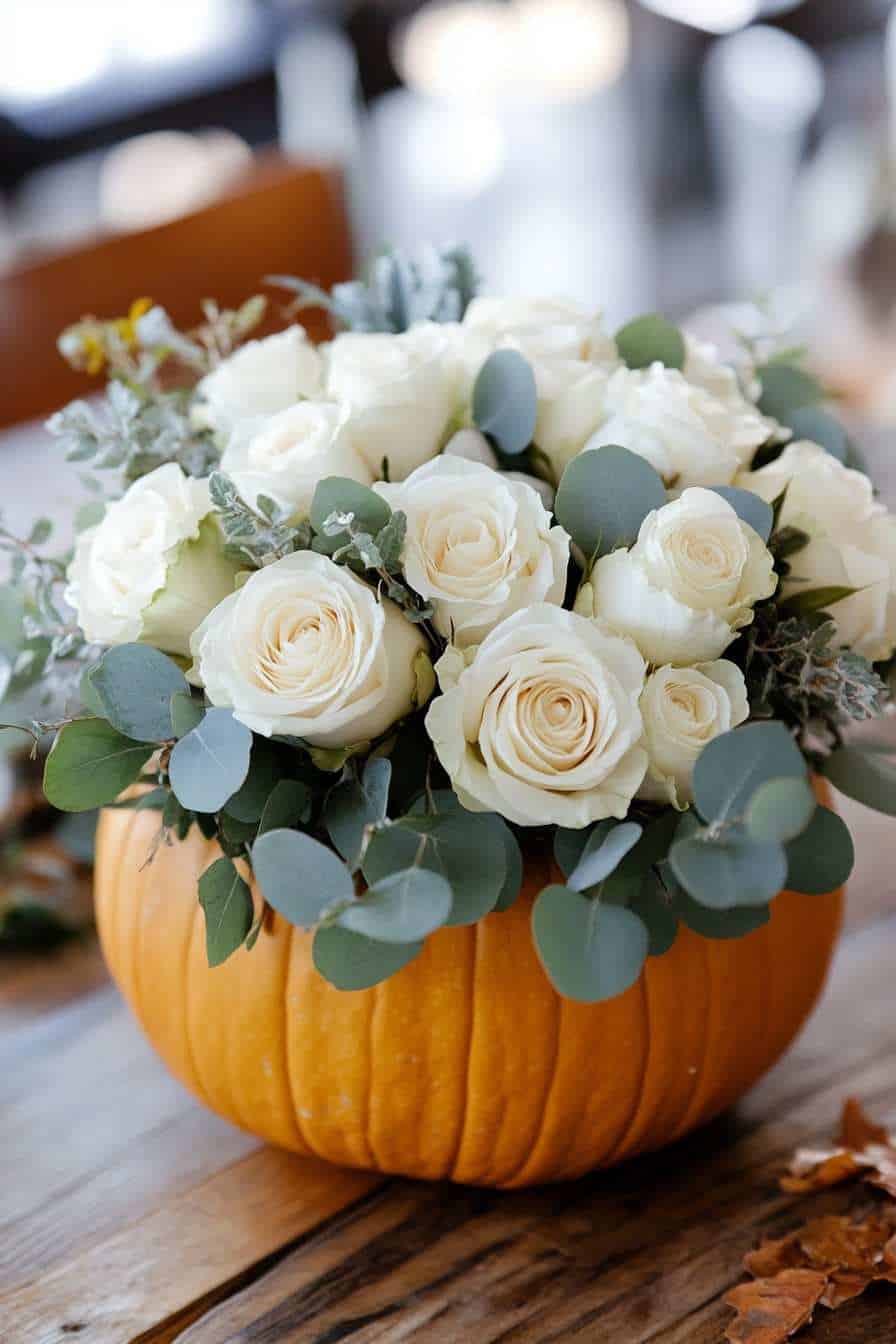 31 Gorgeous Pumpkin Flower Arrangements to Try This Fall