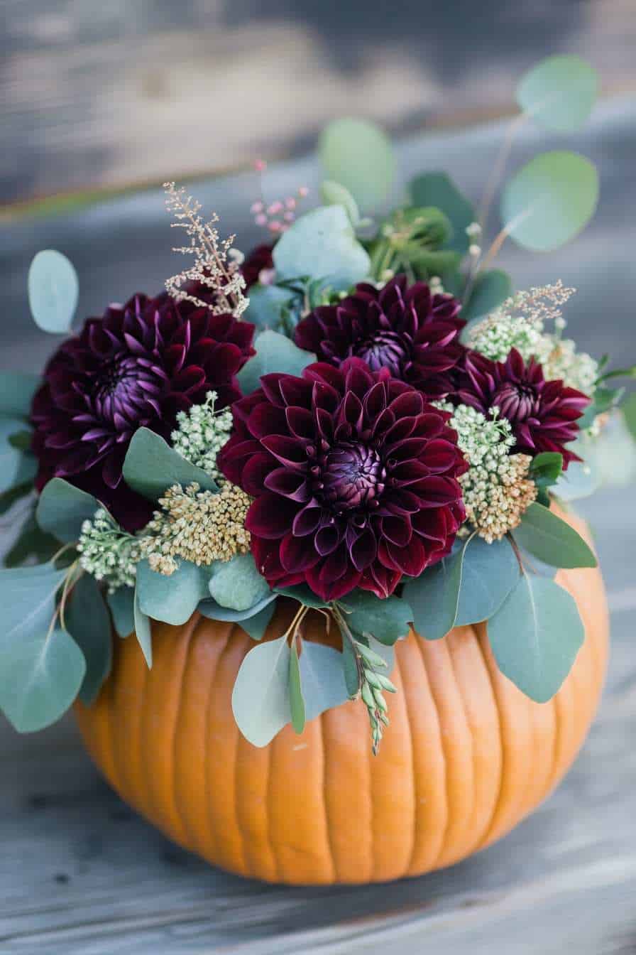 31 Gorgeous Pumpkin Flower Arrangements to Try This Fall
