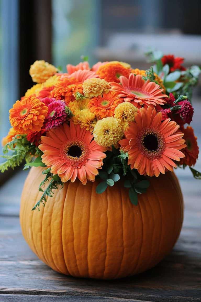 31 Gorgeous Pumpkin Flower Arrangements to Try This Fall