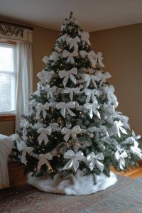 39 White Christmas Tree Decorations for a Festive Holiday Display