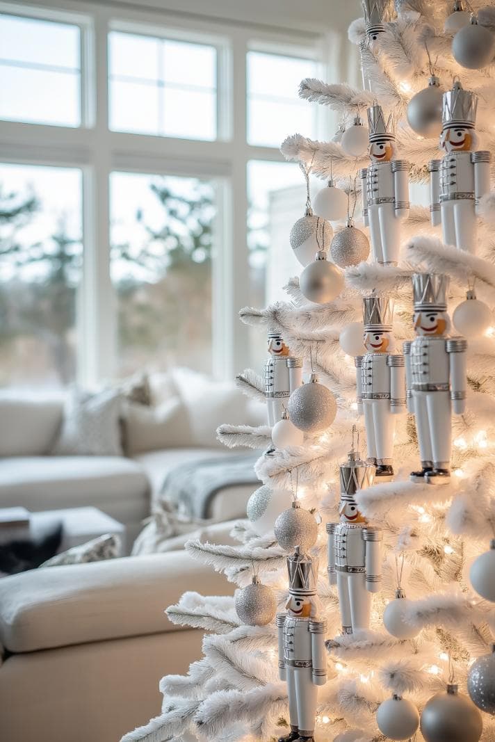39 White Christmas Tree Decorations for a Festive Holiday Display