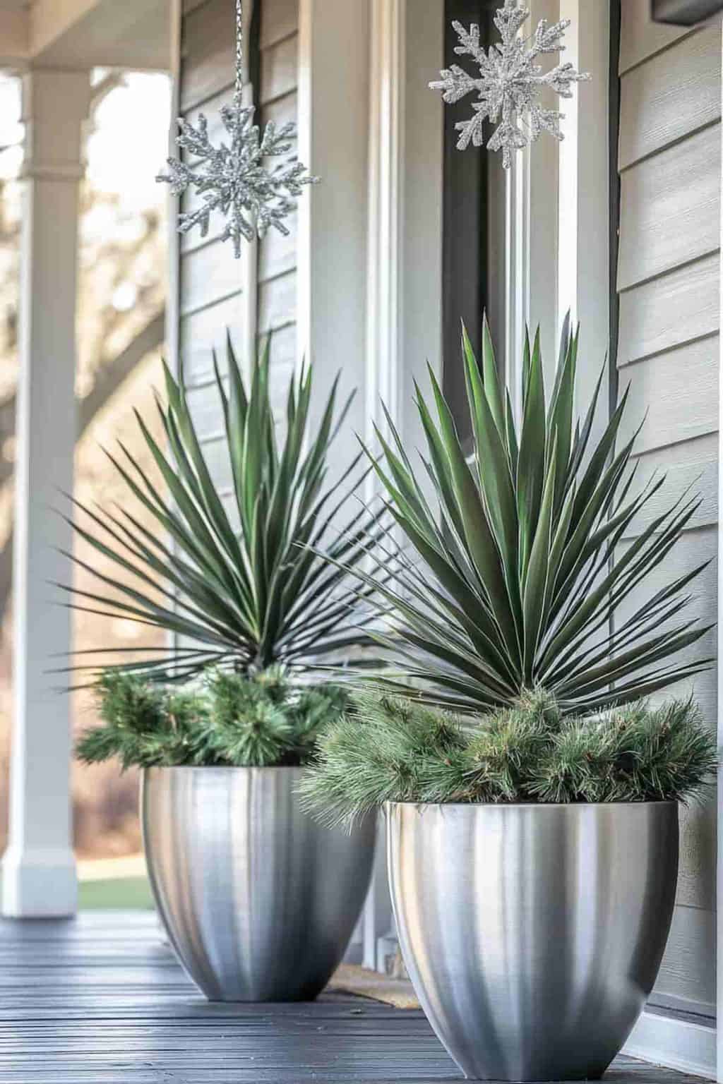 39 Winter Front Porch Decor Ideas: Inviting, Pretty Entrances