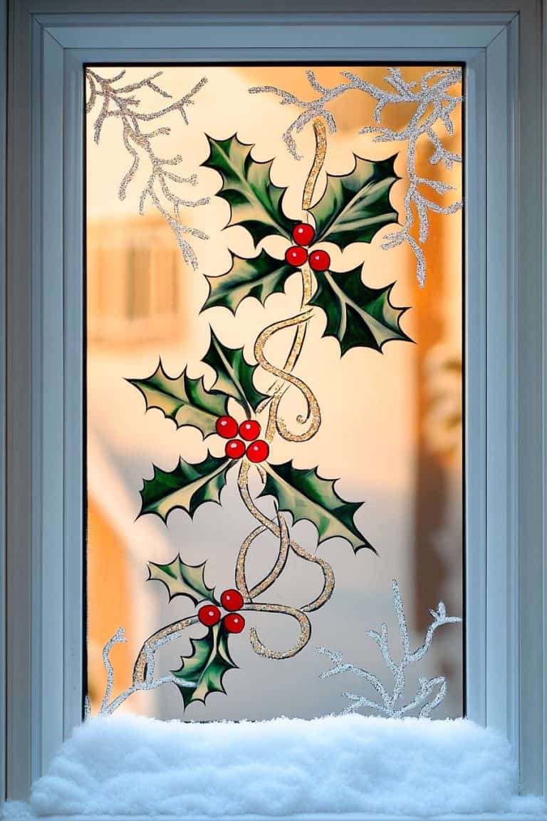 40 Christmas Window Painting Ideas To Brighten Your Holidays