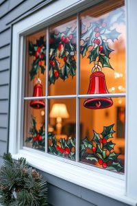 40 Christmas Window Painting Ideas To Brighten Your Holidays