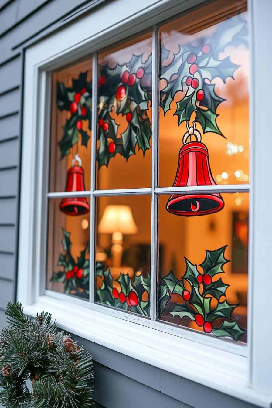 40 Christmas Window Painting Ideas To Brighten Your Holidays