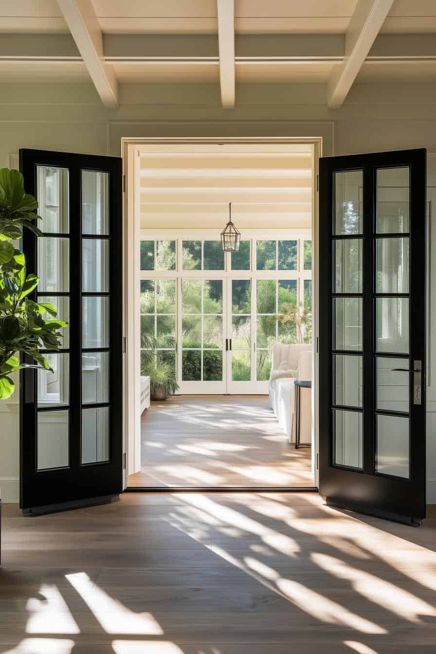 30 Farmhouse Black Interior Doors To Elevate Your Home With Elegance
