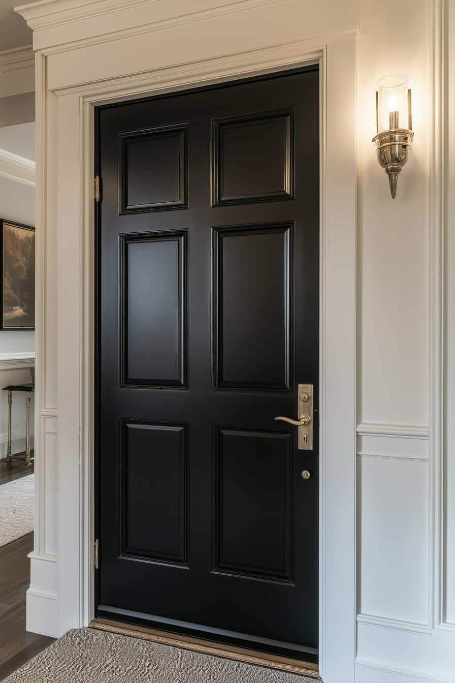 30 Farmhouse Black Interior Doors To Elevate Your Home With Elegance