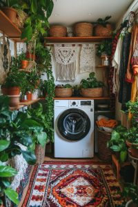 35 Boho Laundry Room Ideas: Stylish and Functional Designs