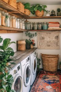 35 Boho Laundry Room Ideas: Stylish and Functional Designs