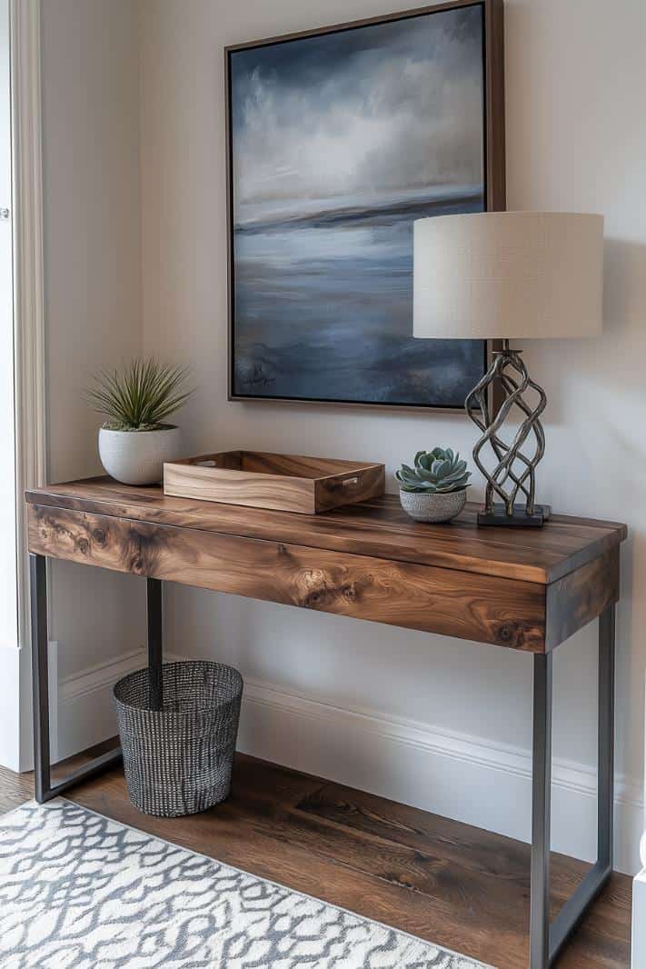 31 Stylish Entry Table Decoration Ideas To Impress Guests Instantly