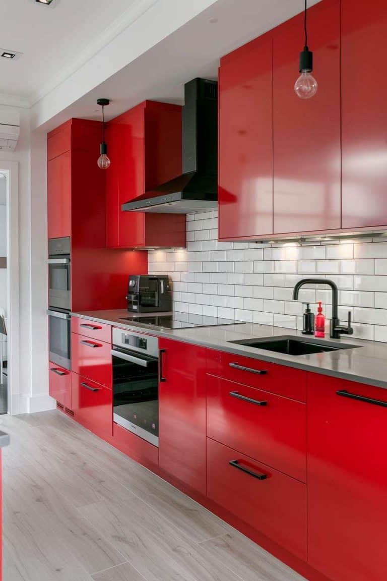 32 Red Kitchen Ideas To Spice Up Your Space With Warmth & Style