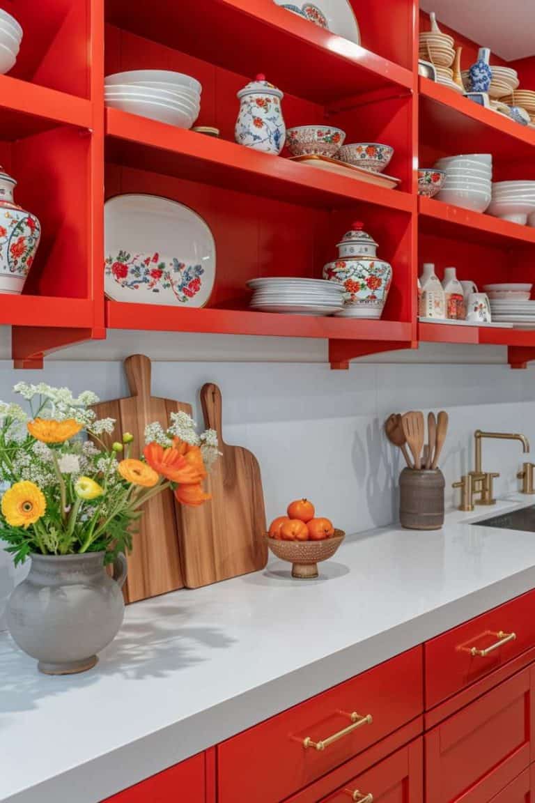 32 Red Kitchen Ideas To Spice Up Your Space With Warmth & Style