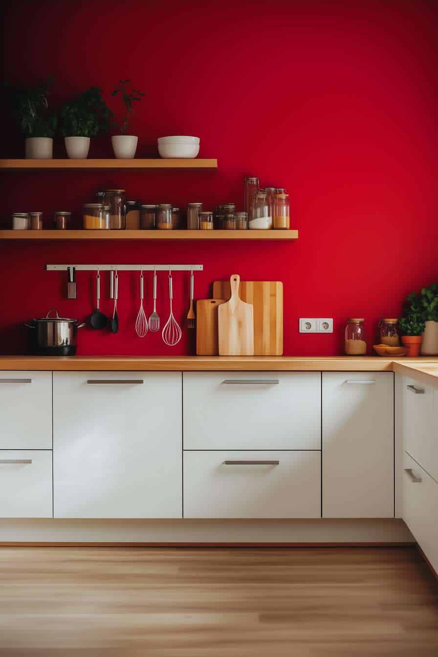 32 Red Kitchen Ideas To Spice Up Your Space With Warmth & Style