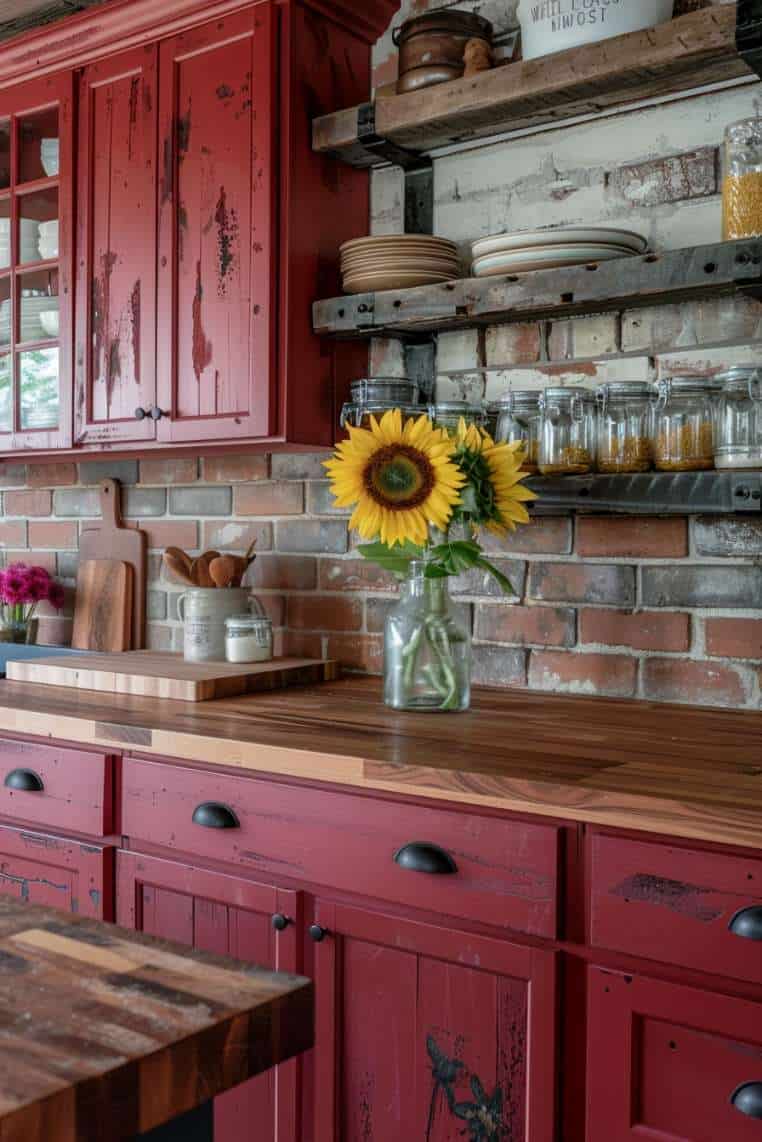 32 Red Kitchen Ideas To Spice Up Your Space With Warmth & Style