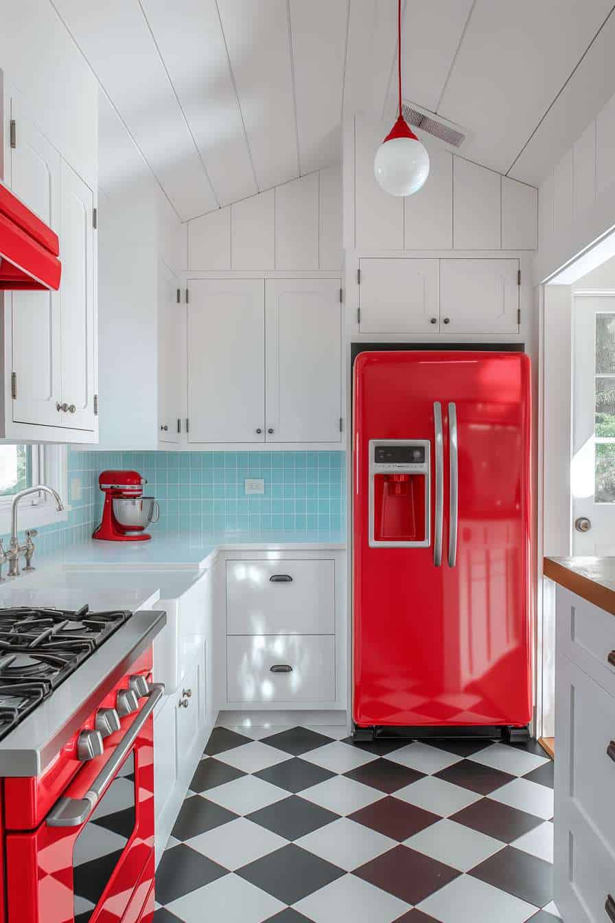 32 Red Kitchen Ideas To Spice Up Your Space With Warmth & Style