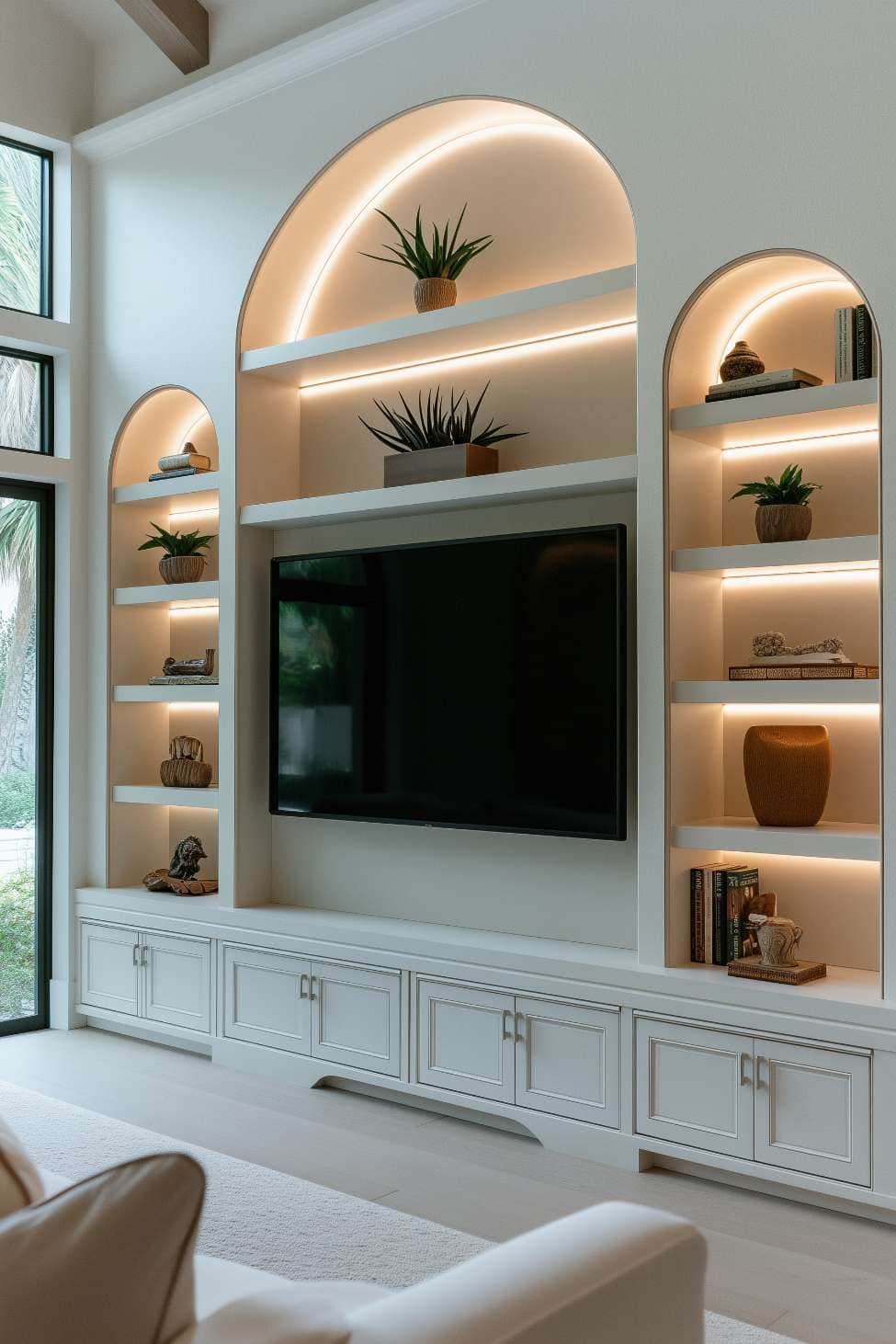 35 TV Wall Ideas for a Chic, Functional Entertainment Hub