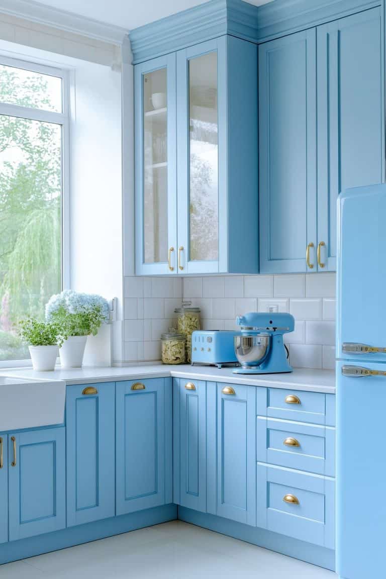 35 Blue Kitchen Ideas for a Refreshing and Elegant Aesthetic