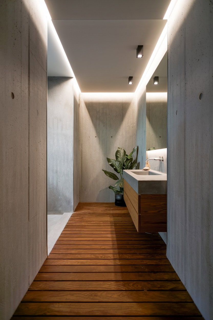 36 Chic Concrete Bathroom Ideas To Revamp Your Space