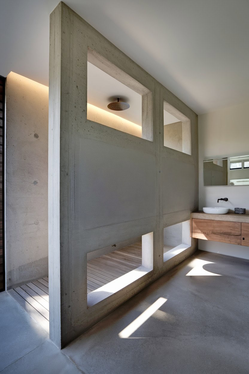 36 Chic Concrete Bathroom Ideas To Revamp Your Space