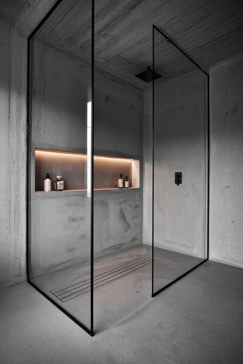 36 Chic Concrete Bathroom Ideas To Revamp Your Space