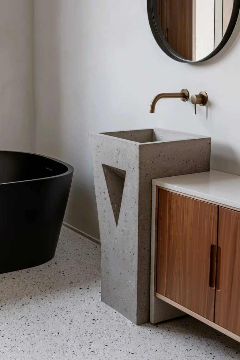 36 Chic Concrete Bathroom Ideas To Revamp Your Space