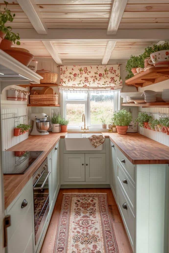 Vintage Galley Kitchens Design Ideas For Narrow Kitchens | House