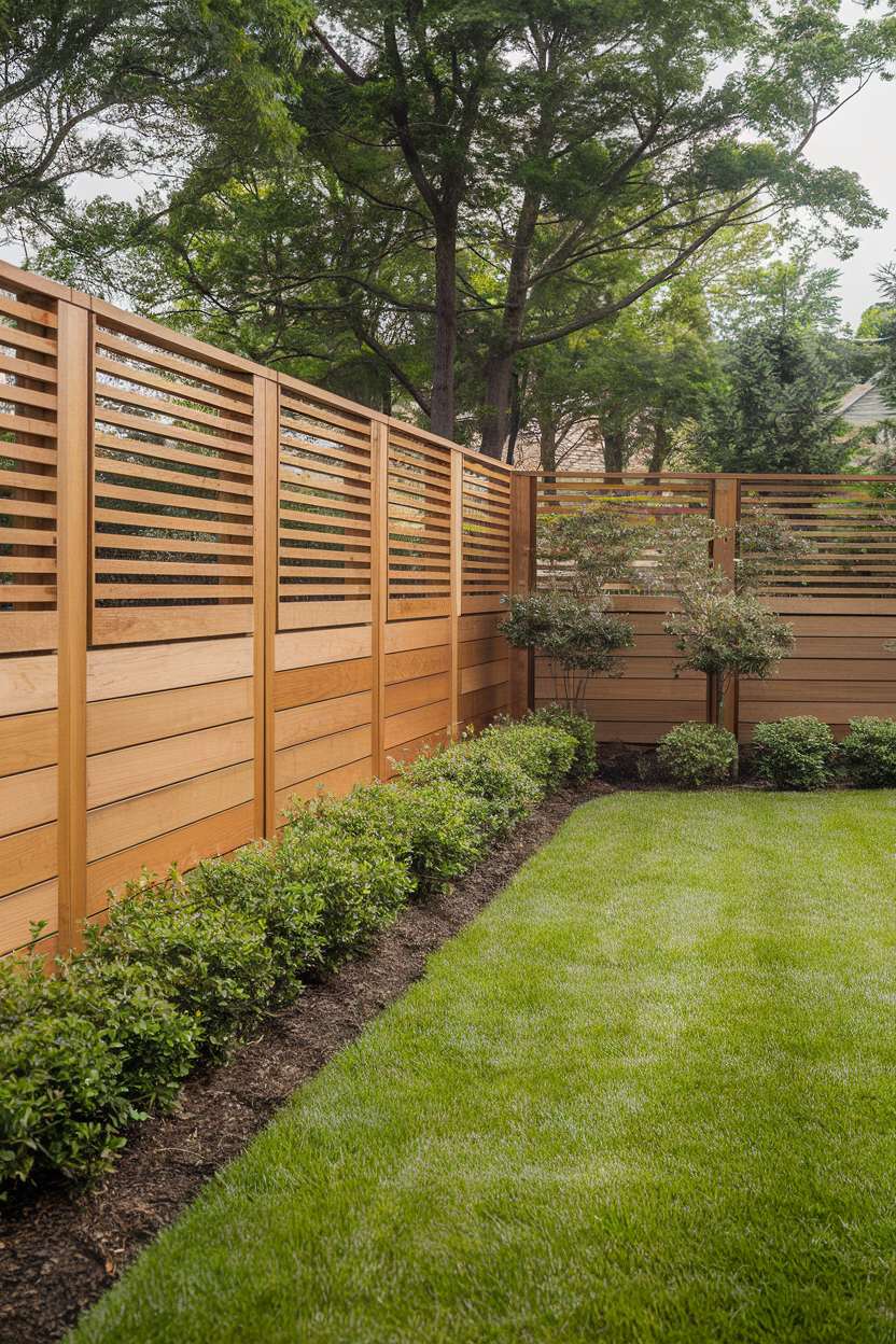 26 Horizontal Fence Ideas To Style Your Home’s Privacy