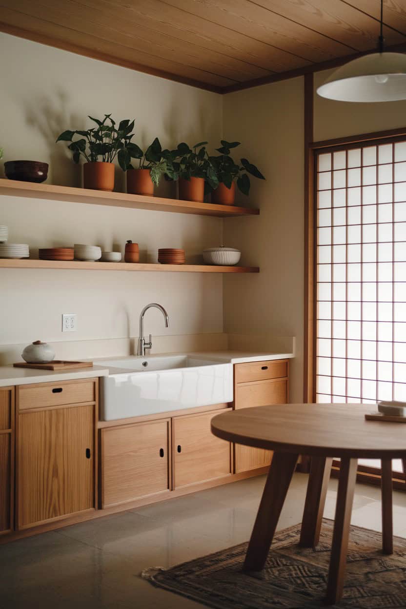 35 Japandi Kitchen Ideas for a Harmonious, Functional Space