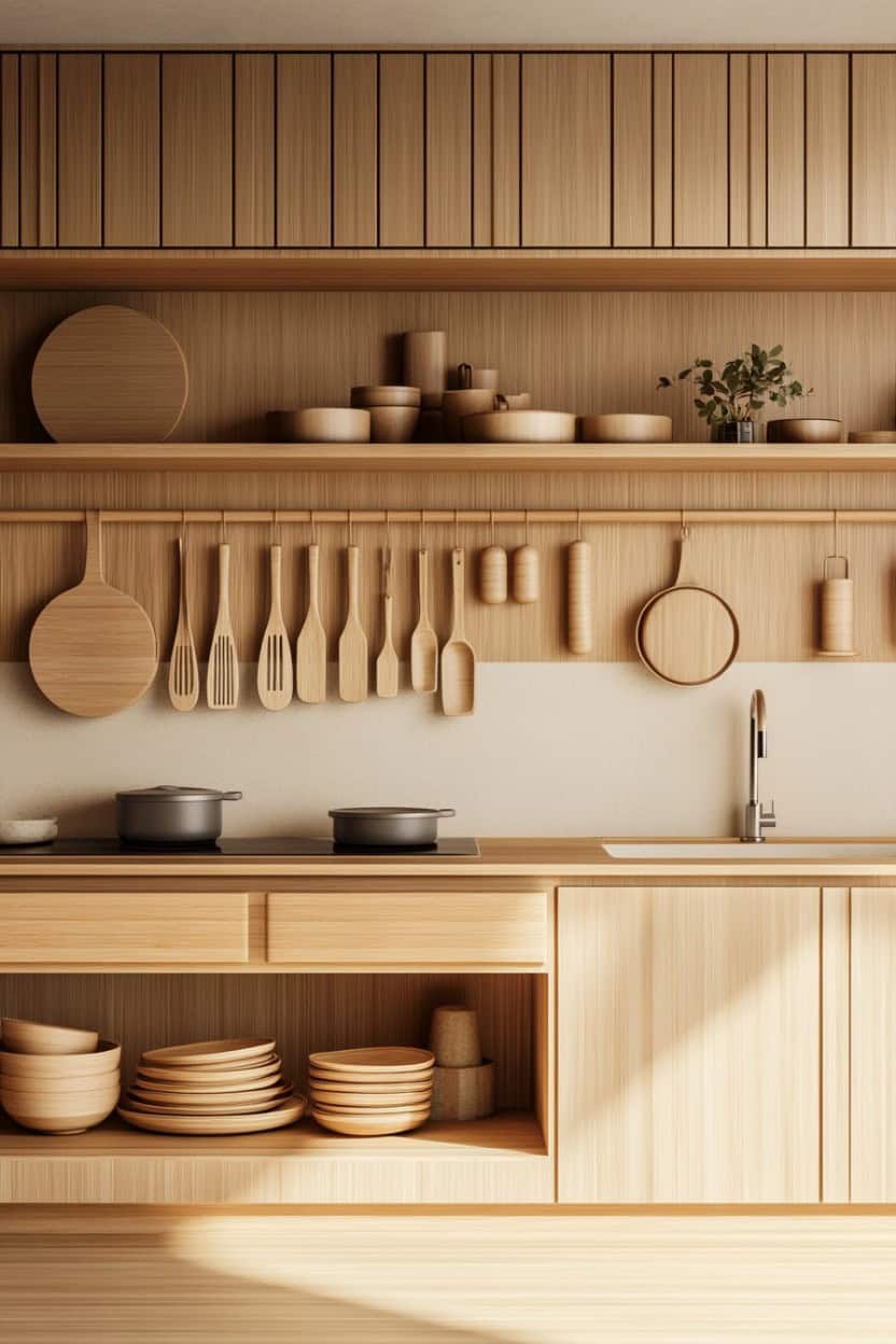 35 Japandi Kitchen Ideas for a Harmonious, Functional Space