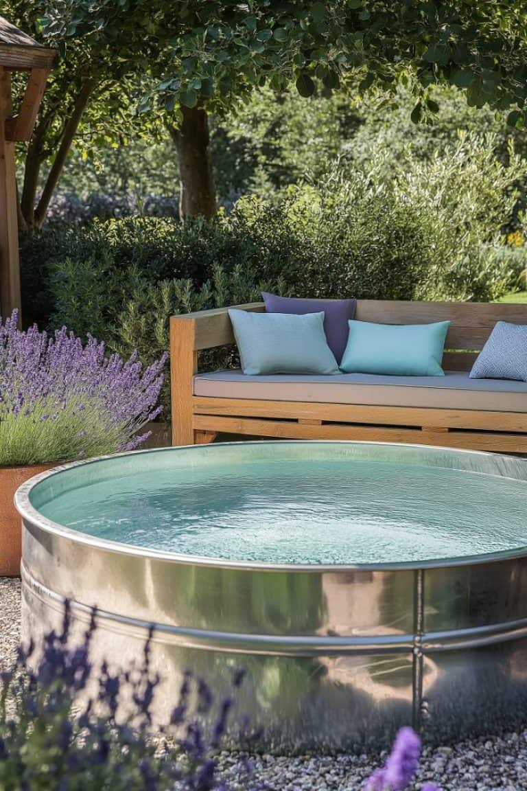 40 Stock Tank Pool Ideas To Relax Outdoors in Style