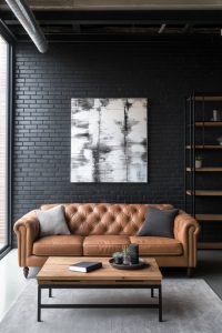 39 Black Accent Wall Designs for a Bold Home Makeover