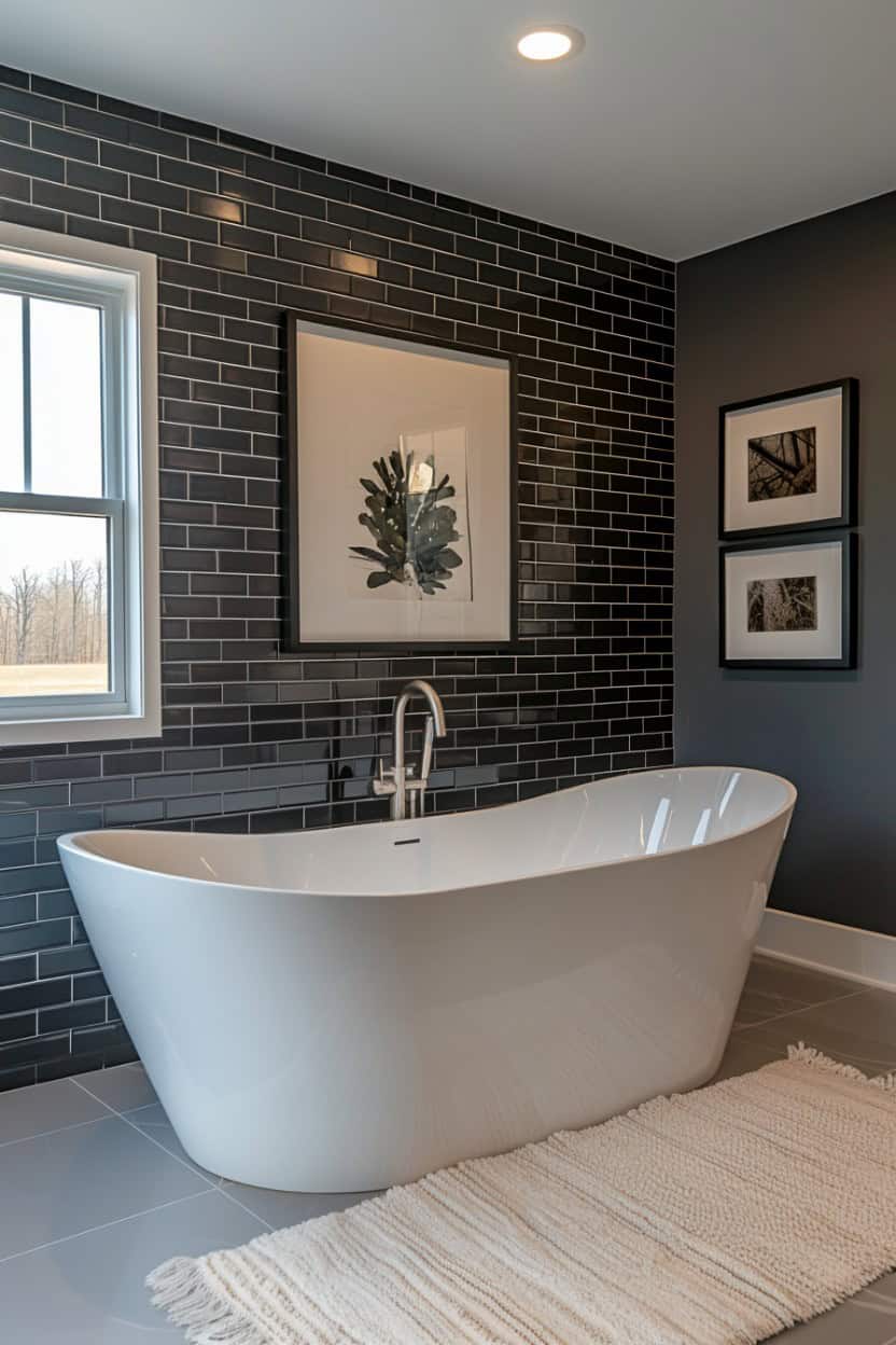 39 Black Accent Wall Designs for a Bold Home Makeover