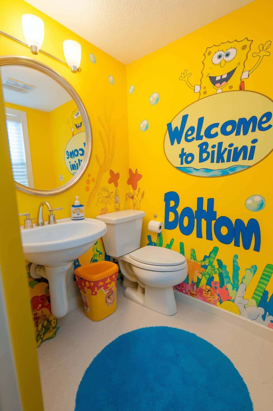 Beach Themed Kids Bathroom